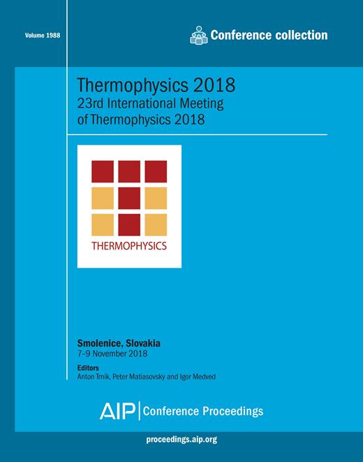 Alternative method of determination of thermo-physical properties of ...