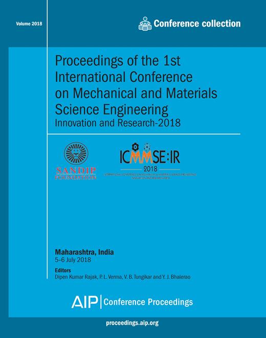 Volume 2018 Issue 1 | AIP Conference Proceedings | AIP Publishing