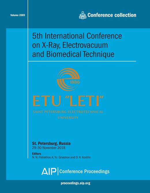 Temperature deflection of the anode part of x-ray tube with imposition ...