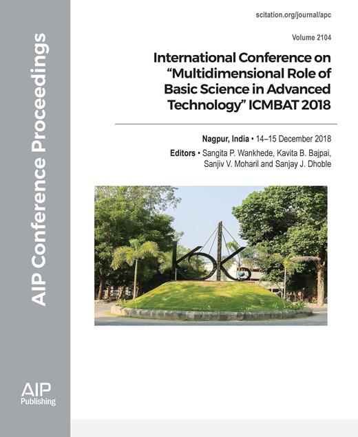 Volume 2104 Issue 1 | AIP Conference Proceedings | AIP Publishing
