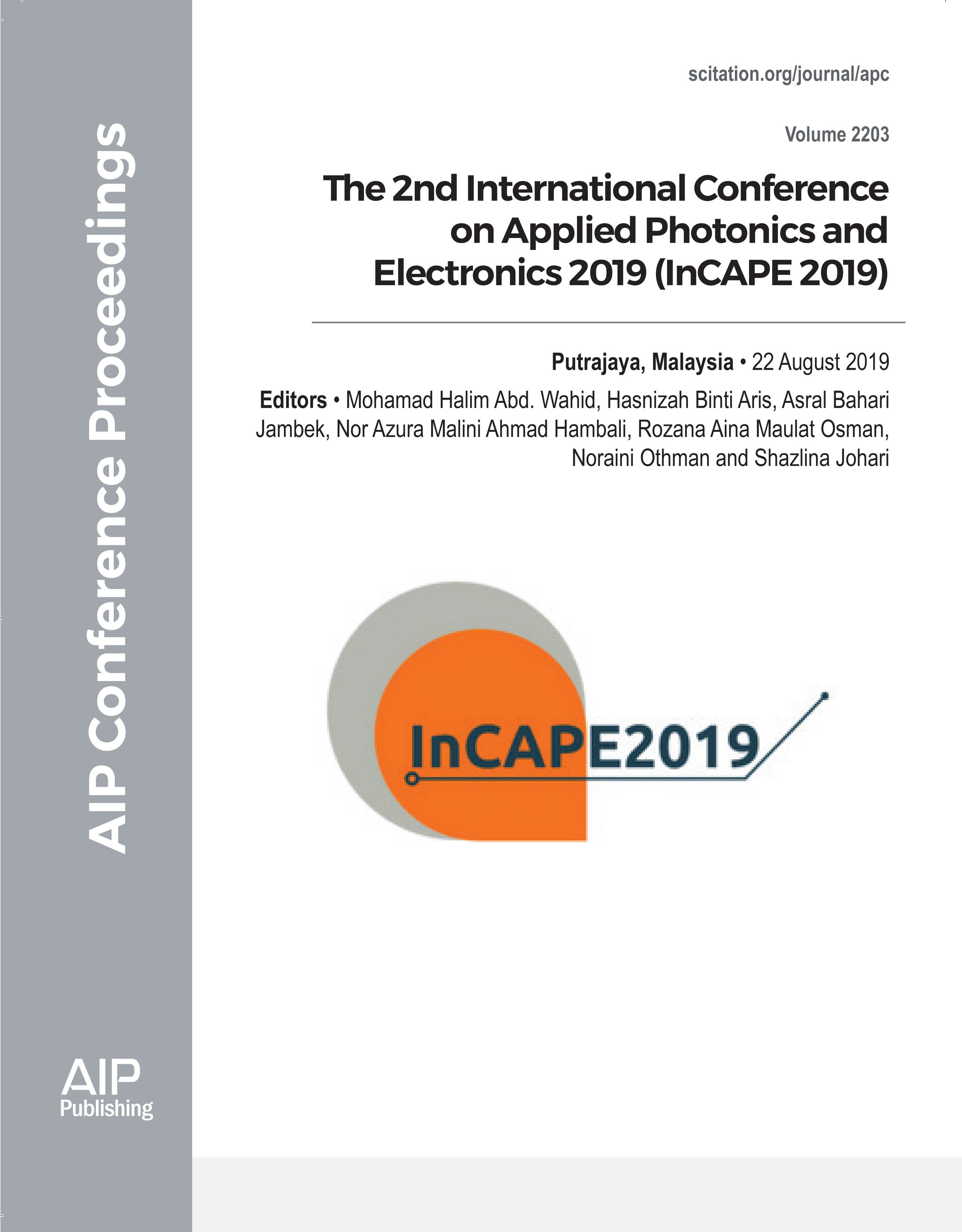Volume 2203 Issue 1 | AIP Conference Proceedings | AIP Publishing
