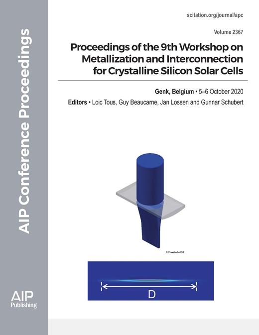 Investigation of monocrystalline p-type PERC cells featuring the laser ...