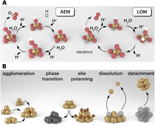 Catalyst deactivation during water electrolysis: Understanding and ...