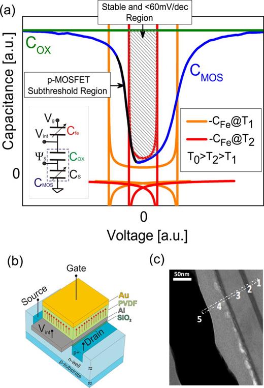 Experimental confirmation of temperature dependent negative capacitance ...