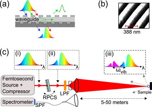 Standoff detection via single-beam spectral notch filtered pulses ...