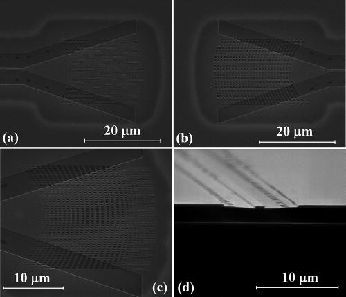 Apodized focusing subwavelength grating couplers for suspended membrane waveguides | Applied ...