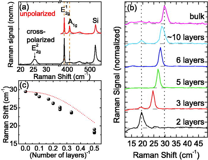 Raman spectroscopy of the interlayer shear mode in few-layer MoS2 ...