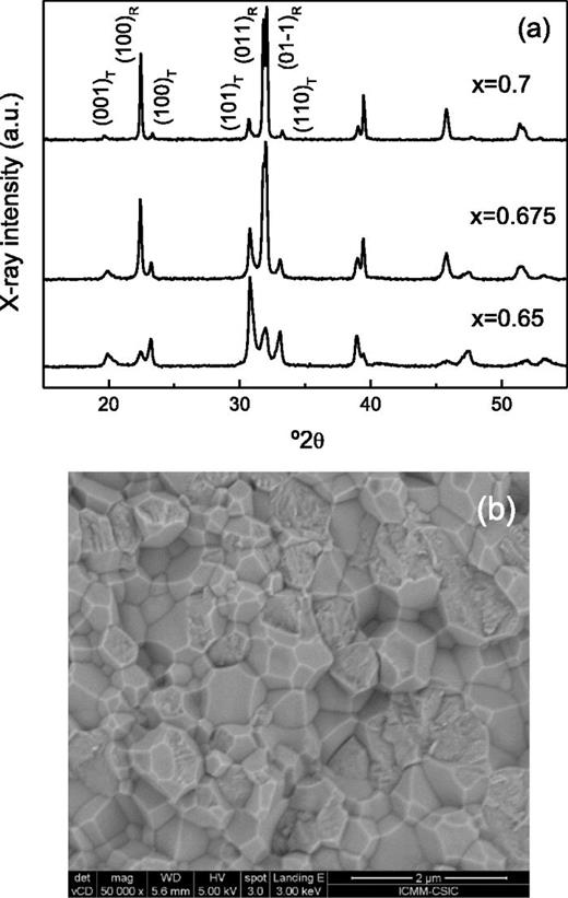 Very high remnant polarization and phase-change electromechanical ...
