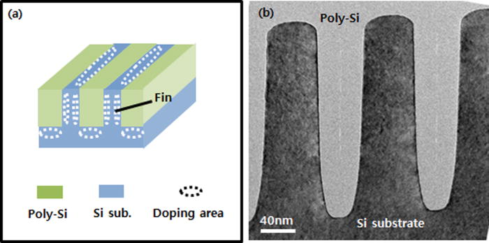 Investigation of plasma-doped fin structure and characterization of ...