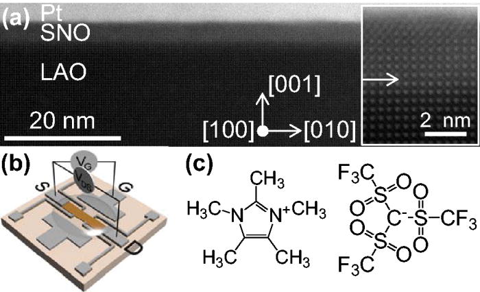 Electrostatic gating of metallic and insulating phases in SmNiO3 ...