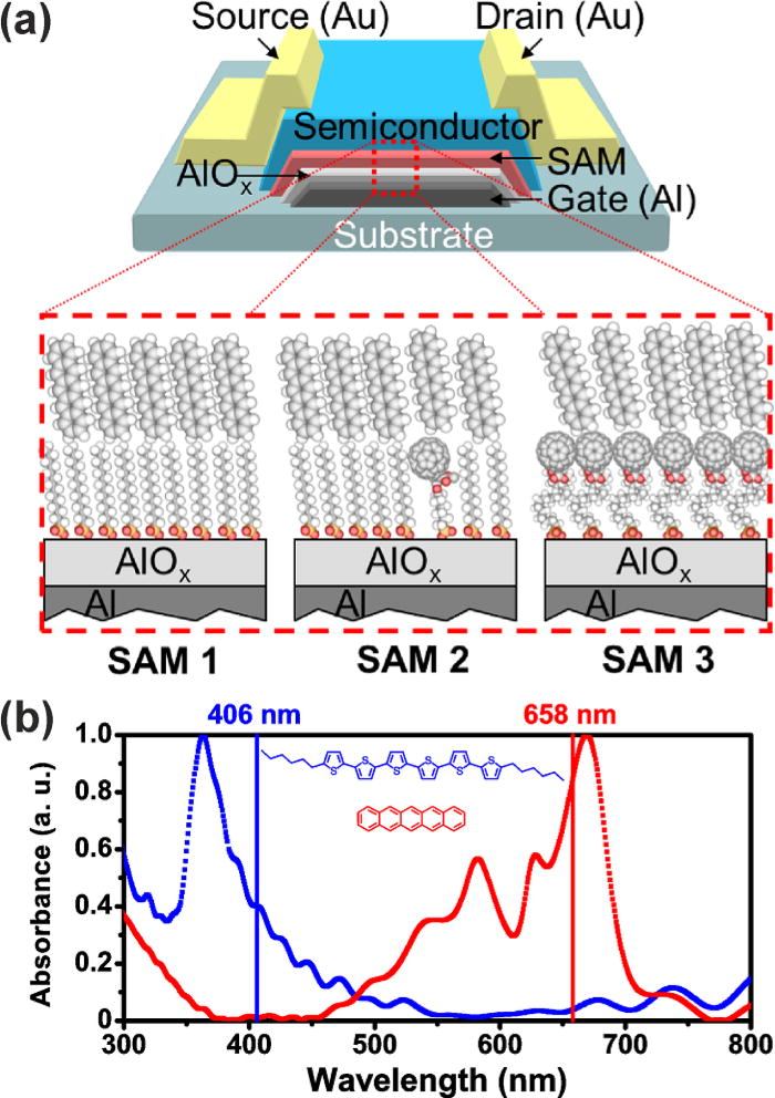 Photoactive self-assembled monolayers for optically switchable organic thin-film transistors ...