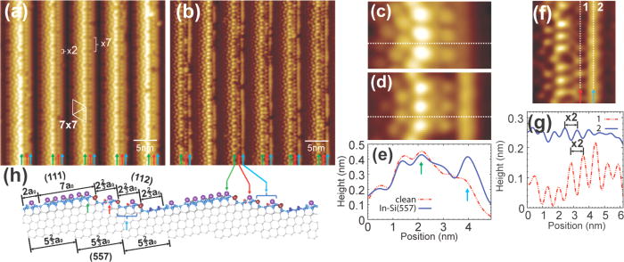 Spontaneous assembly of ordered atomic wires with a long interwire ...