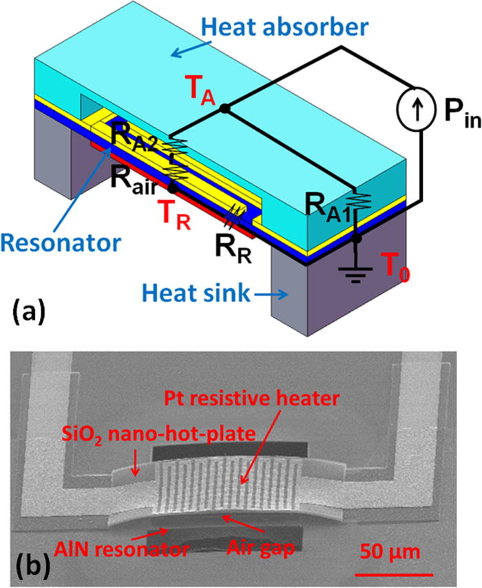 Fast and high resolution thermal detector based on an aluminum nitride ...