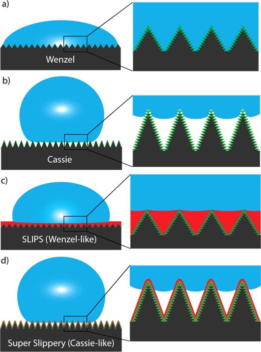 Wetting states on structured immiscible liquid coated surfaces ...