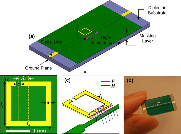 Asymmetric split-ring resonator-based biosensor for detection of label ...