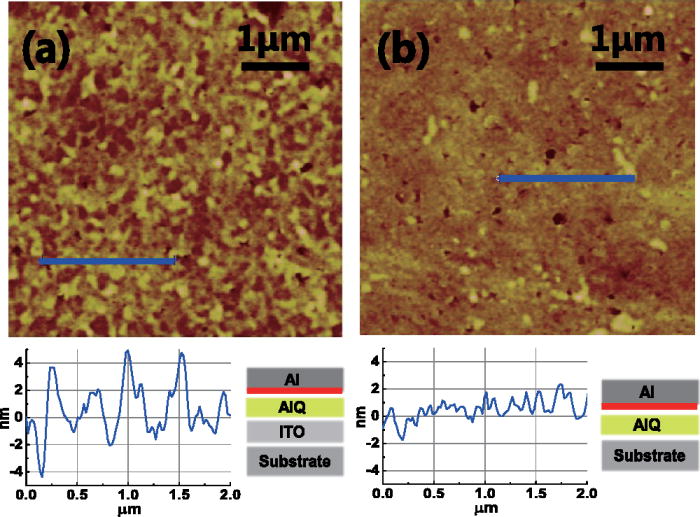 Bias-dependent interface roughening and its effect on electric ...