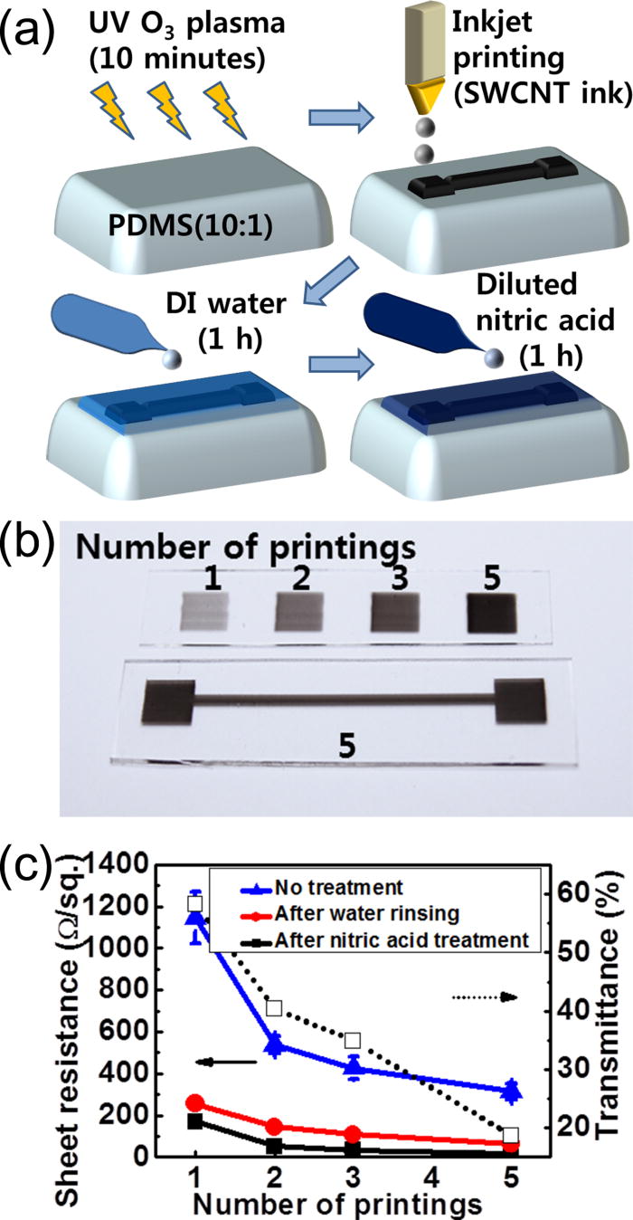 Inkjet-printed stretchable single-walled carbon nanotube electrodes ...