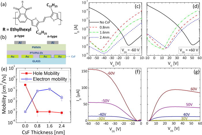 Organic integrated circuits for information storage based on ambipolar ...