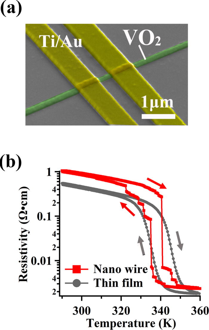 Multistep metal insulator transition in VO2 nanowires on Al2O3 (0001 ...