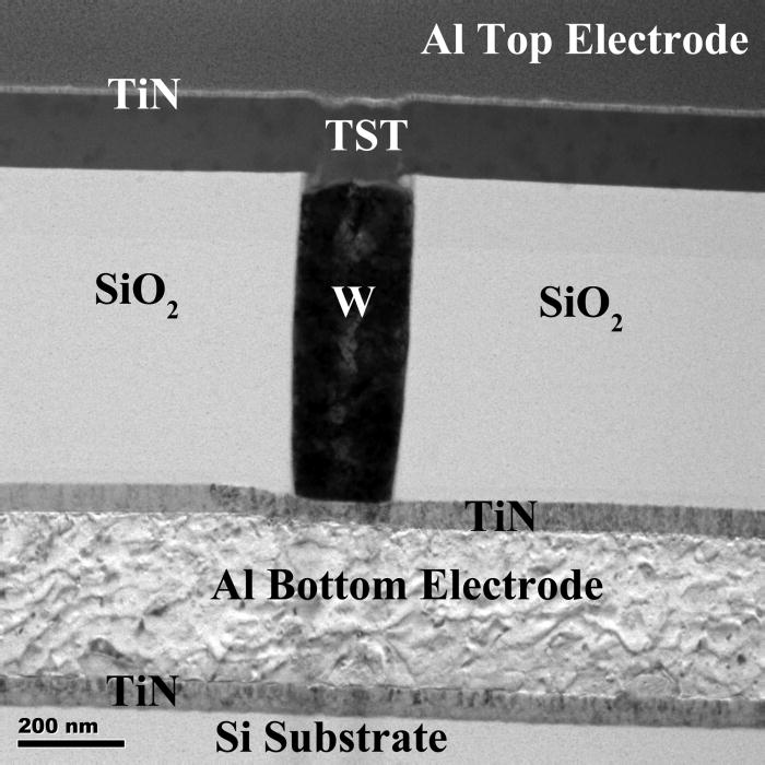 The micro-structure and composition evolution of Ti-Sb-Te alloy during ...