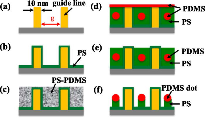 Ordering of self-assembled 5-nm-diameter poly(dimethylsiloxane ...