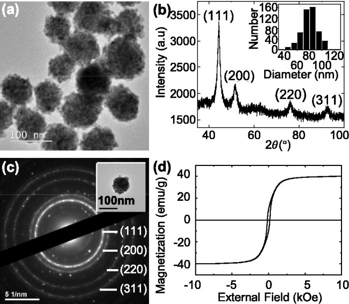 Self-assembled magnetic nanospheres with three-dimensional magnetic ...