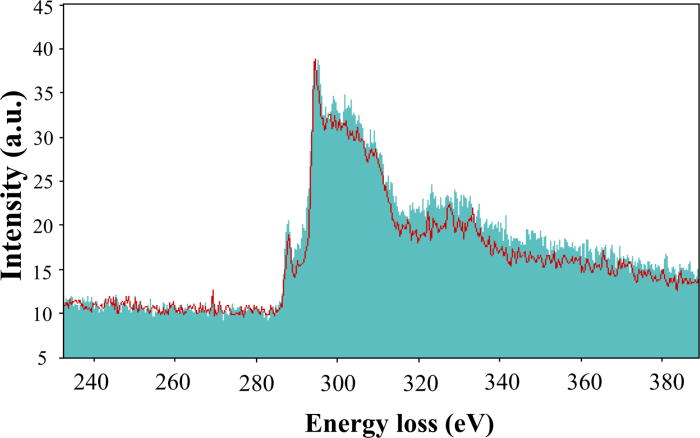 Precessed electron beam electron energy loss spectroscopy of graphene ...