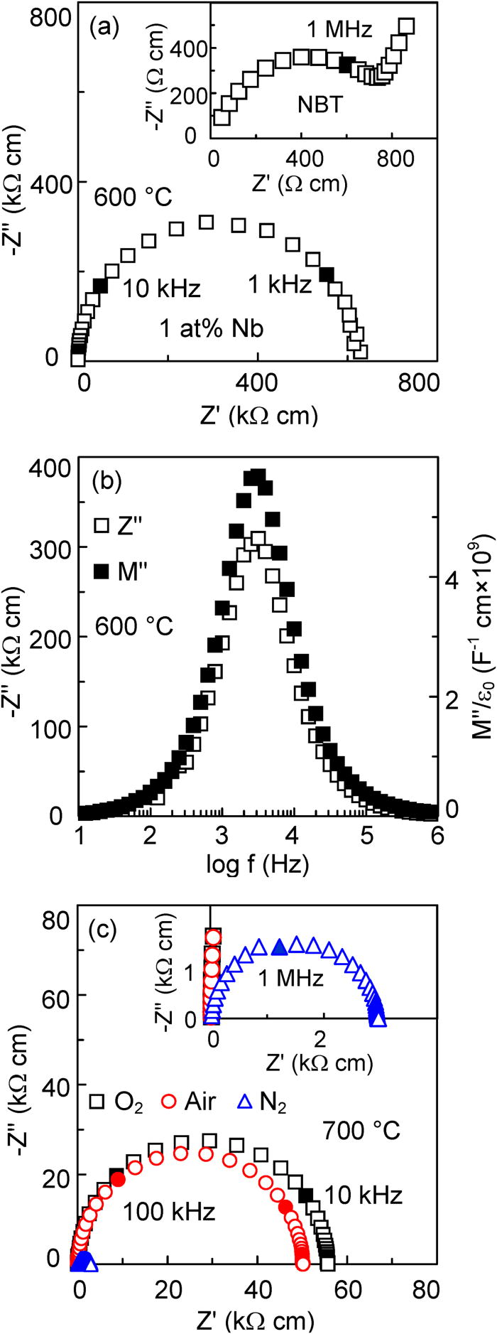 Donor-doping and reduced leakage current in Nb-doped Na0.5Bi0.5TiO3 ...