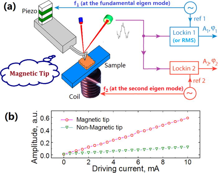 Secondary resonance magnetic force microscopy using an external ...