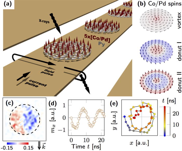 Magnetization dynamics of imprinted non-collinear spin textures ...