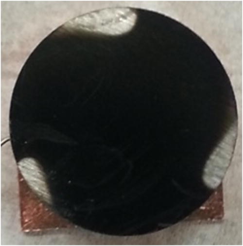 Secondary electron emission from plasma-generated nanostructured ...