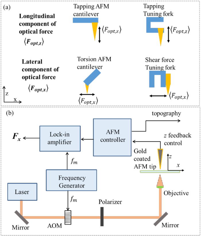 Measurement of laterally induced optical forces at the nanoscale ...