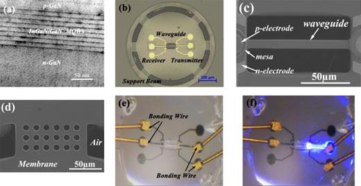 Transferrable monolithic III-nitride photonic circuit for multifunctional optoelectronics ...