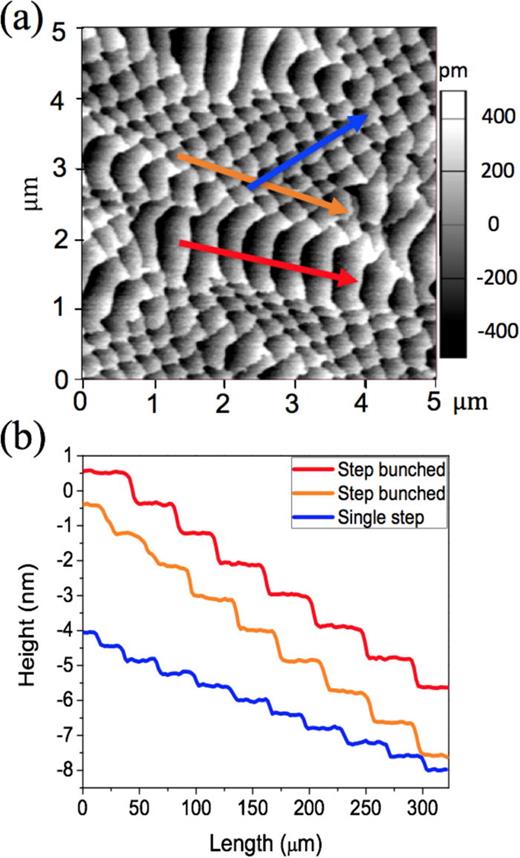 Transition regime from step-flow to step-bunching in the growth of ...