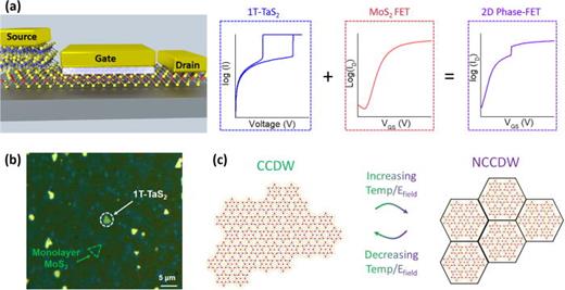 Electrically triggered insulator-to-metal phase transition in two ...