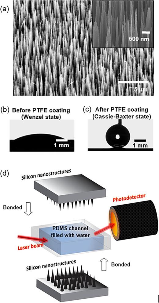 Superhydrophobic waveguide: Liquid-core air-cladding waveguide platform ...