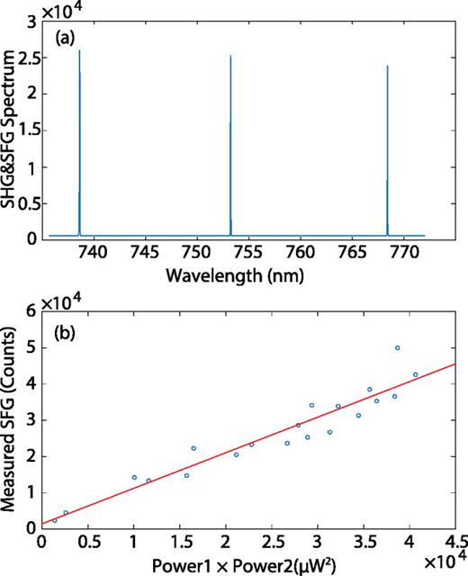 Nonlinear frequency conversion in one dimensional lithium niobate ...
