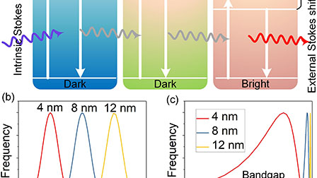 External stokes shift of perovskite nanocrystals enlarged by photon ...