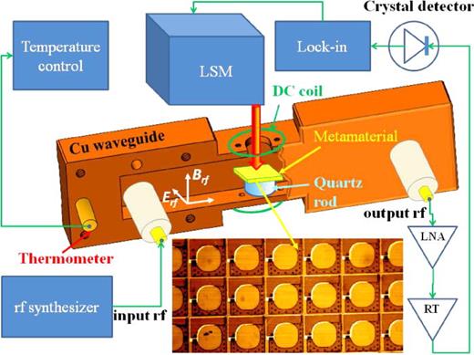 Imaging collective behavior in an rf-SQUID metamaterial tuned by DC and ...