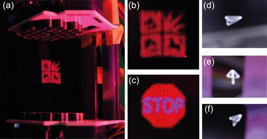 Acoustophoretic volumetric displays using a fast-moving levitated ...