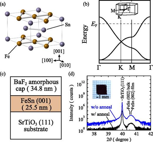 Molecular beam epitaxy growth of antiferromagnetic Kagome metal FeSn ...