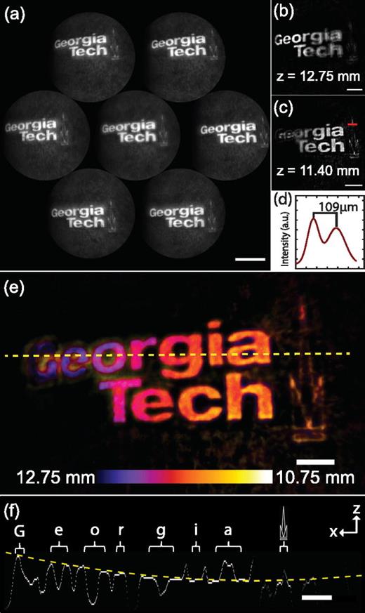 3D light-field endoscopic imaging using a GRIN lens array | Applied ...