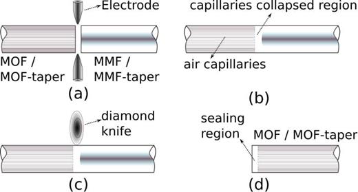 Tapered ultra-high numerical aperture optical fiber tip for nitrogen ...