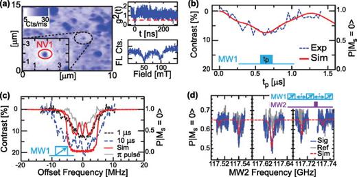 Demonstration of NV-detected ESR spectroscopy at 115 GHz and 4.2 T ...