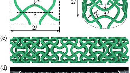 3D printed tubular lattice metamaterials with engineered mechanical ...