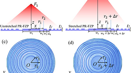 Ultrasonic tunable focusing by a stretchable phase-reversal Fresnel ...
