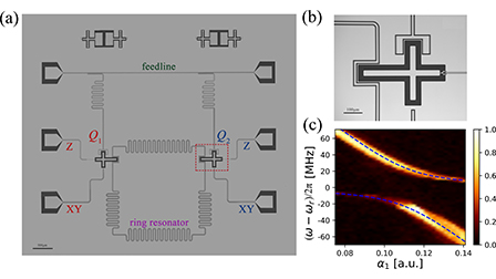 A superconducting coplanar waveguide ring resonator as quantum bus for ...