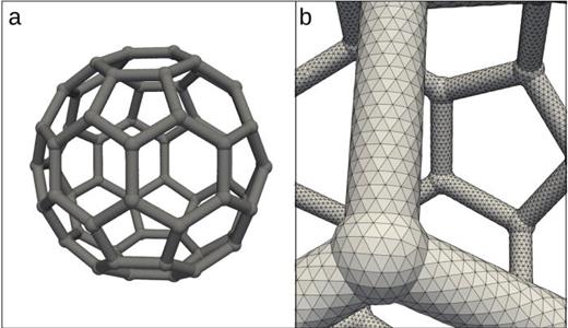 Switchable magnetic frustration in buckyball nanoarchitectures ...