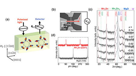 Observation of domain structure in non-collinear antiferromagnetic ...