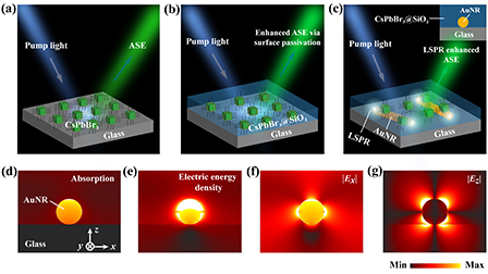 Enhanced amplified spontaneous emission of CsPbBr3 quantum dots via ...